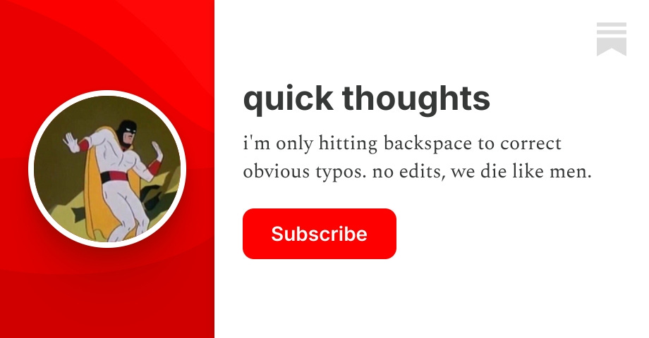 quick thoughts | moira | Substack