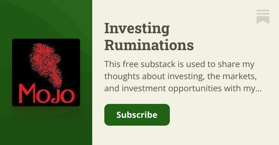 Investing Ruminations | Marc Jolicoeur | Substack