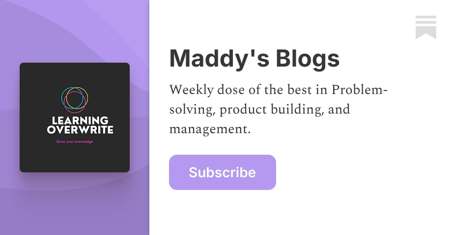 Maddy's Blogs | Maddy Anand | Substack