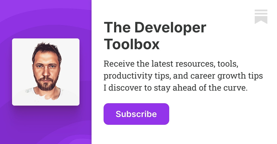 The Developer Toolbox | Madza | Substack
