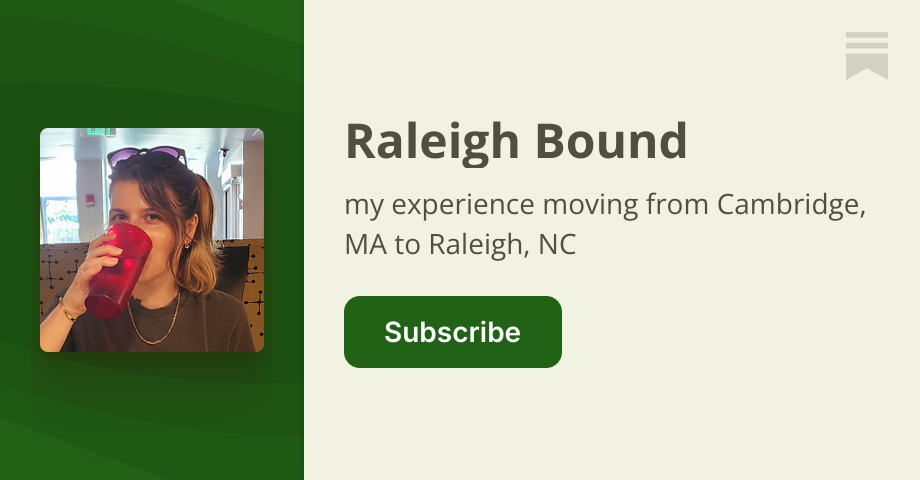 Raleigh Bound | Mae | Substack