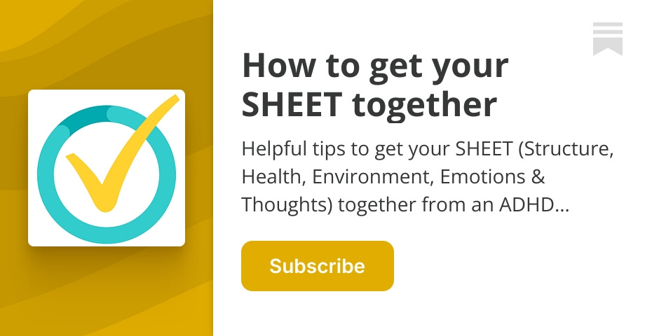 How to get your SHEET together | Maggie Jon | Substack