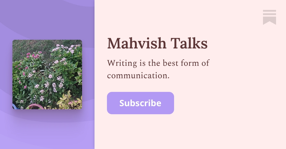 Mahvish Talks | Mahvish Athar | Substack