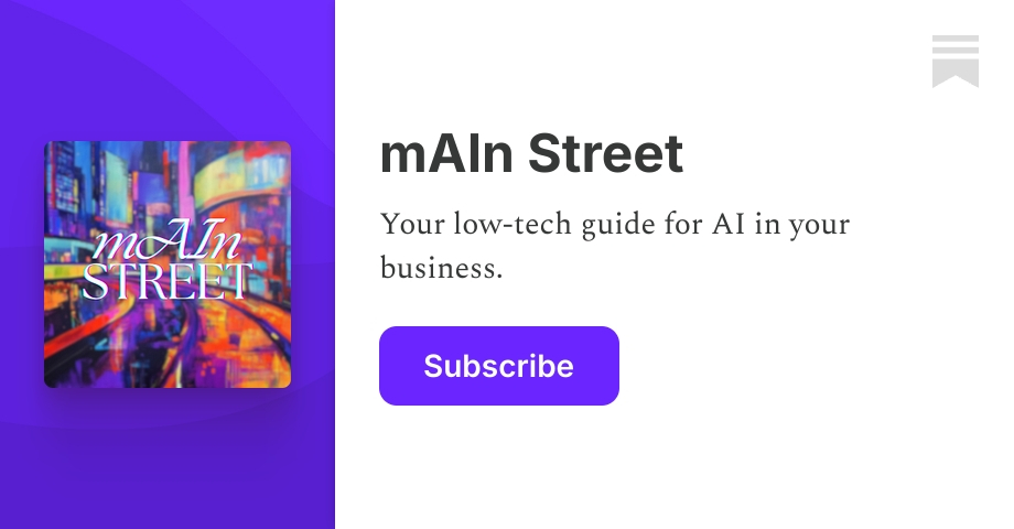 mAIn Street | Substack