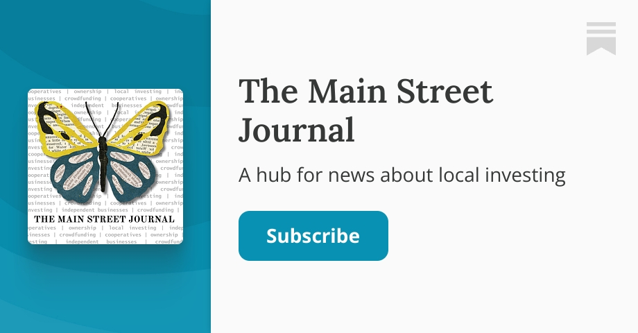 The Main Street Journal | Michael Shuman | Substack