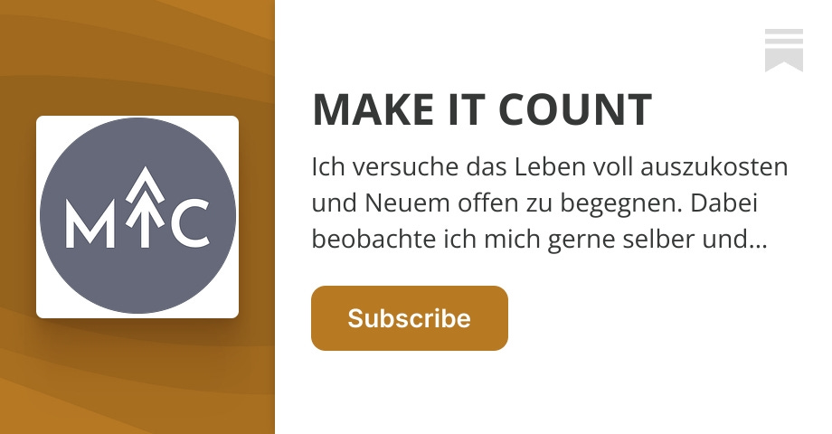 MAKE IT COUNT | Nico Richter | Substack