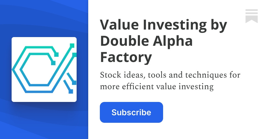 Value Investing by Double Alpha Factory | Maksim | Substack
