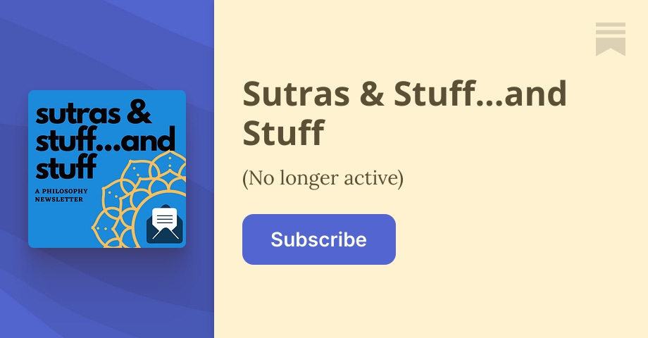 Sutras & Stuff...and Stuff | Malcolm Keating | Substack