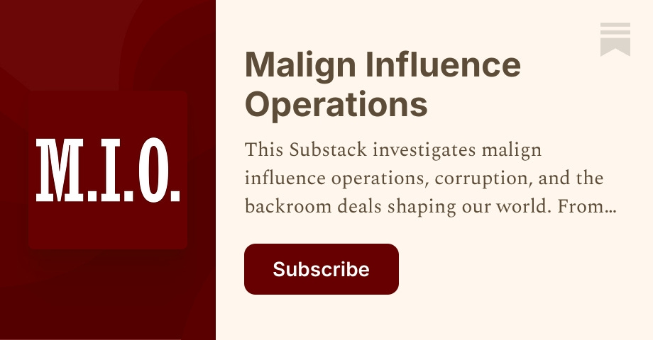 Malign Influence Operations | Olga Lautman | Substack