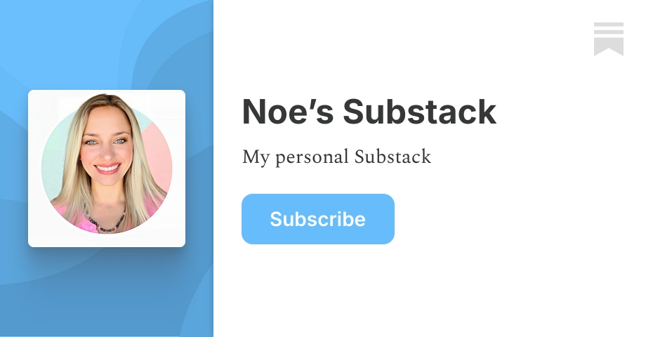 Noe’s Substack | Noe Plebani | Substack