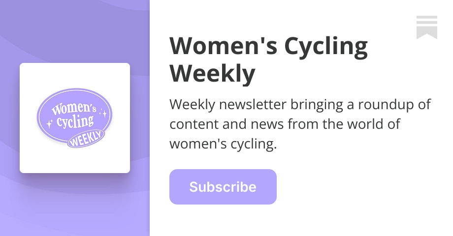 Women's Cycling Weekly | Amy Jones | Substack