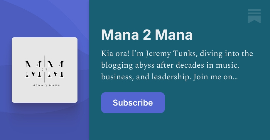 Mana 2 Mana | Jeremy Tunks | Substack