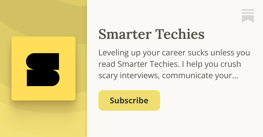 Smarter Techies | Mandy Liu | Substack