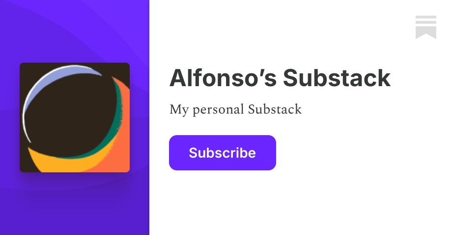 Alfonso’s Substack | Substack