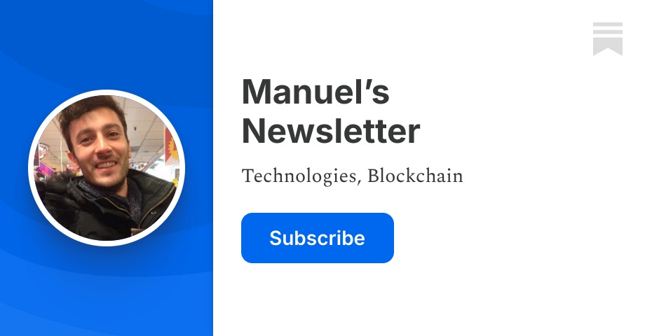 Manuel’s Newsletter | Manuel Cornu | Substack