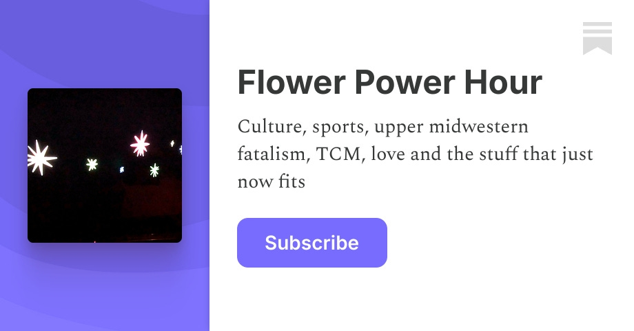 Flower Power Hour | Marc | Substack