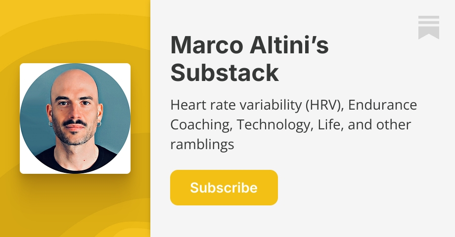 Marco Altini’s Substack | Substack