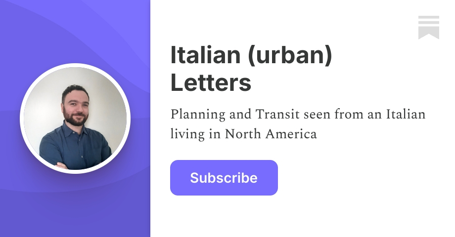 Italian (urban) Letters | Marco Chitti | Substack