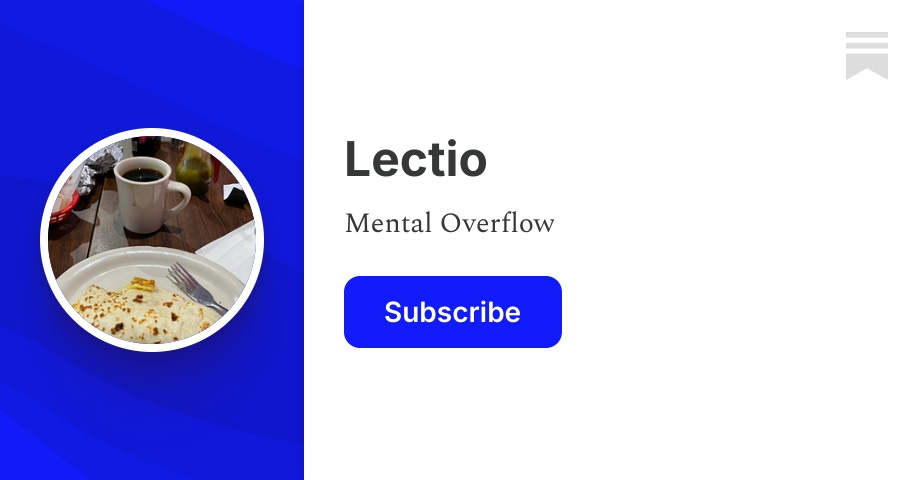 Lectio | Marcus Benavides | Substack