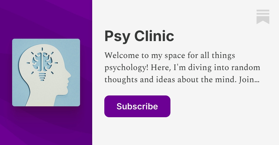 Psy Clinic | Marcus Rossi | Substack
