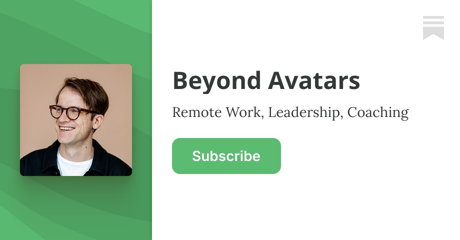 Beyond Avatars | Substack