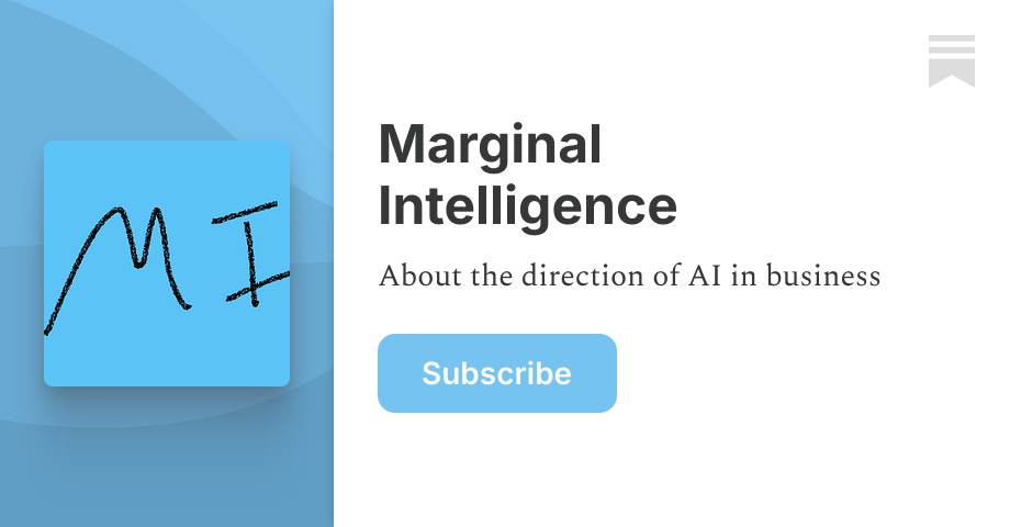 Marginal Intelligence | John Sturdivant | Substack