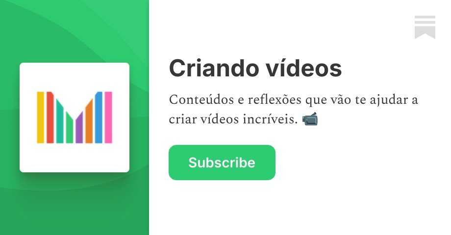 Criando vídeos | Margô Filmes | Substack