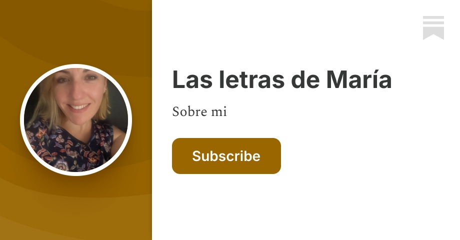 Las letras de María | Substack