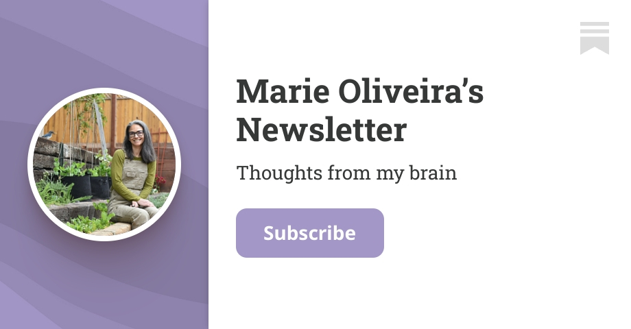 Marie Oliveira’s Newsletter | Substack