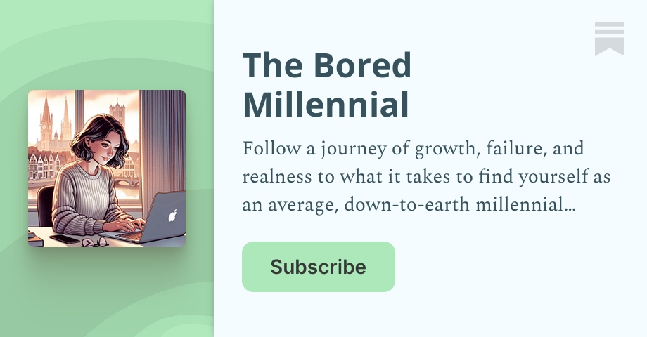 The Bored Millennial | Marie Vandoorne | Substack