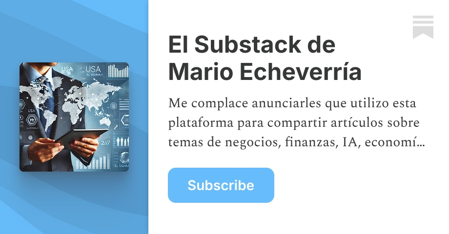 Acerca de - El Substack de Mario Echeverría
