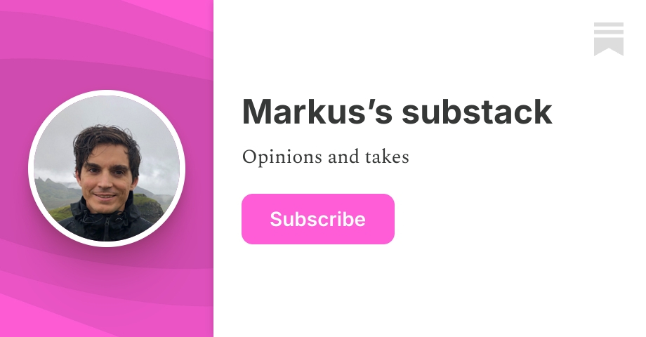 Markus’s substack | Markus Balázs Göransson | Substack