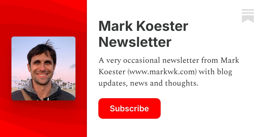 Mark Koester Newsletter | Substack