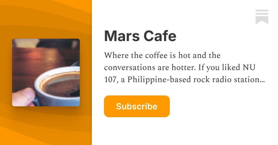 Mars Cafe | Marcie Taylor | Substack