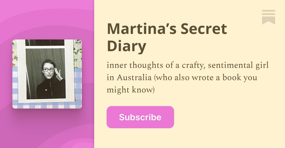 Martina’s Diary | Martina Calvi | Substack