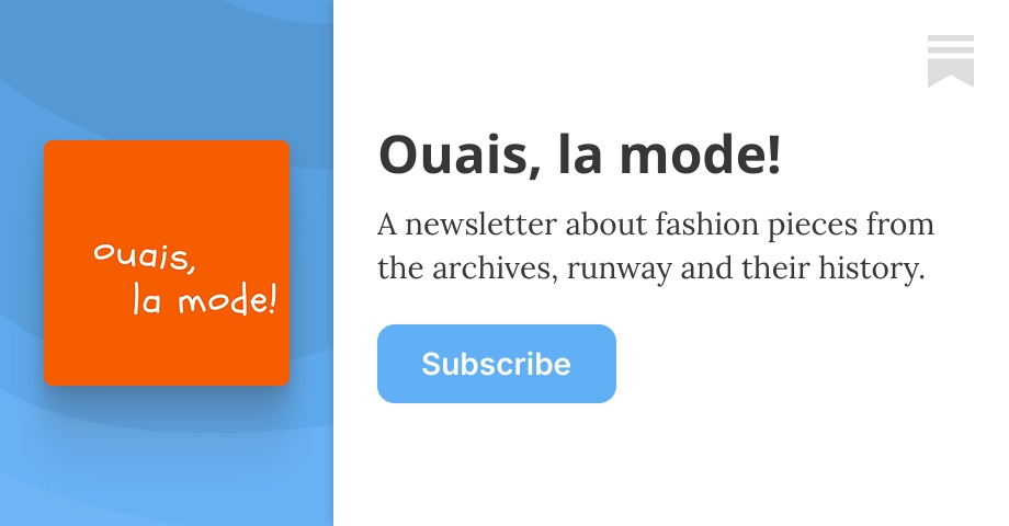 Ouais, la mode! | Martina Manalo Mitchell | Substack