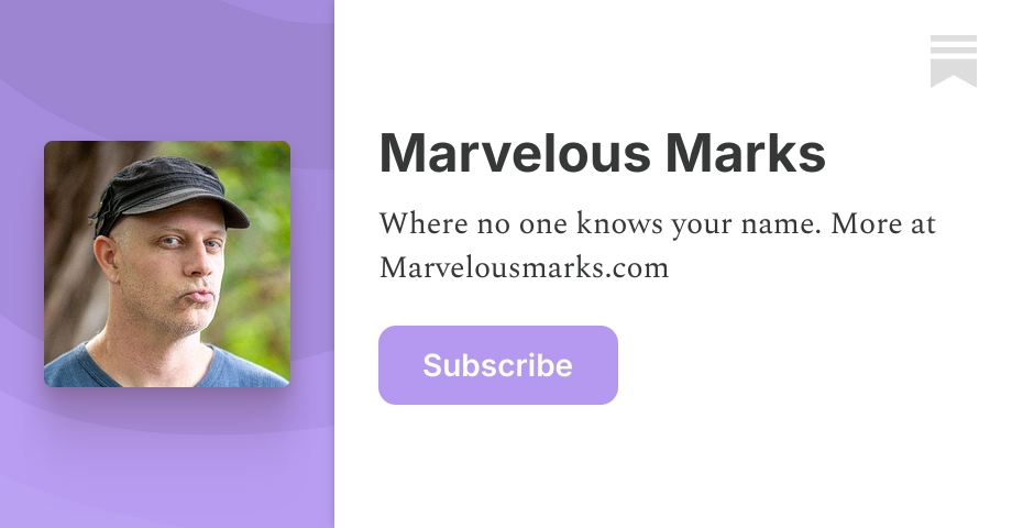 Marvelous Marks | Mark E. Griffin | Substack