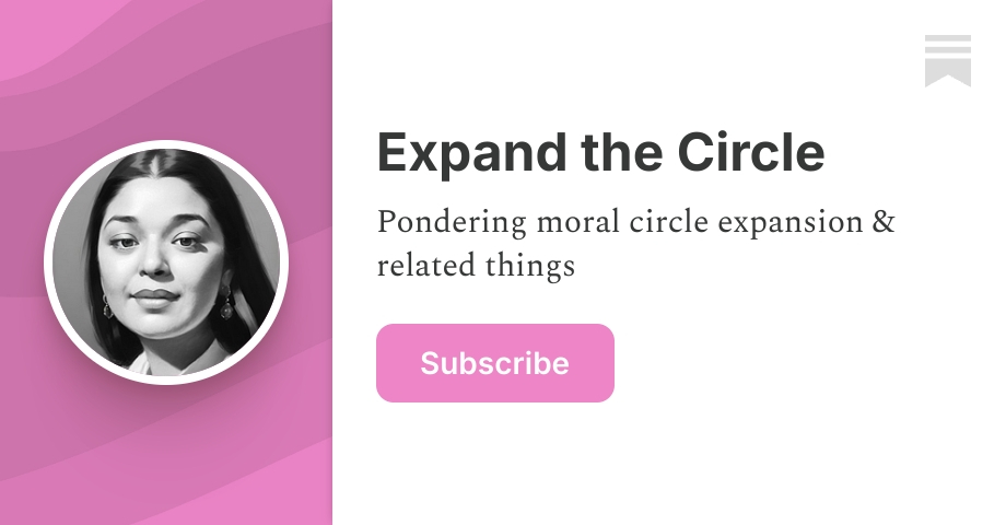 Expand the Circle | Maryam Ali Khan | Substack