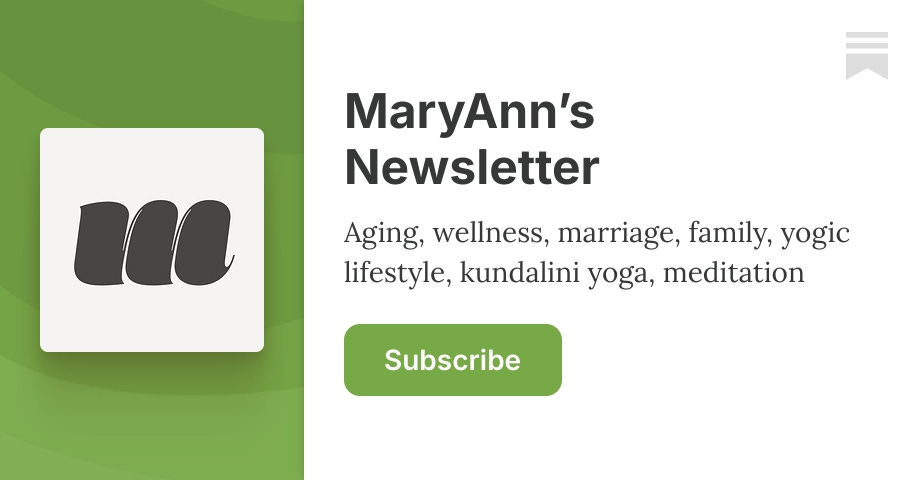 MaryAnn’s Newsletter | MaryAnn Elizabeth | Substack