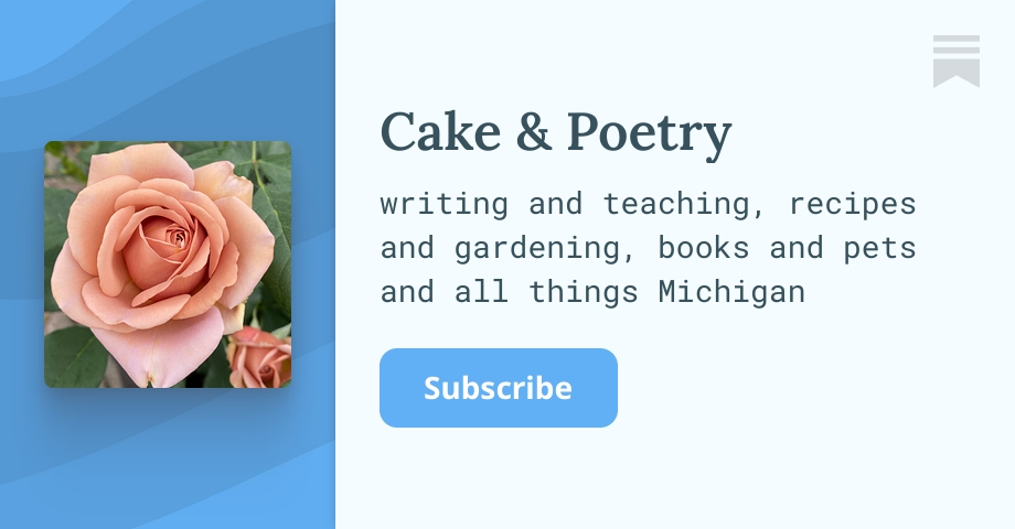 Cake & Poetry | Mary Ann Samyn | Substack