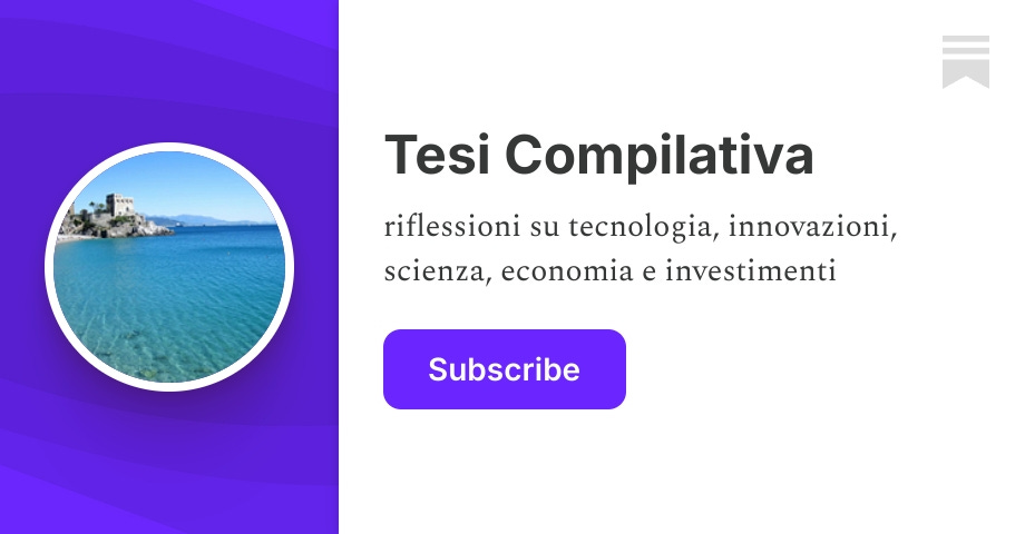Tesi Compilativa | Massimo Testa | Substack