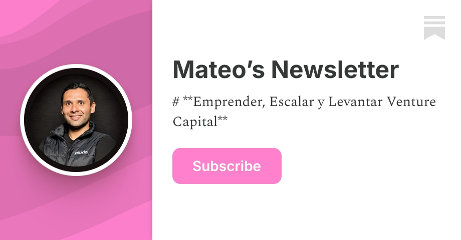 Mateo’s Newsletter | Mateo Marulanda R | Substack