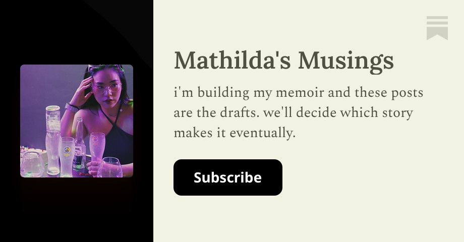 Mathilda's Musings | Mathilda H. | Substack