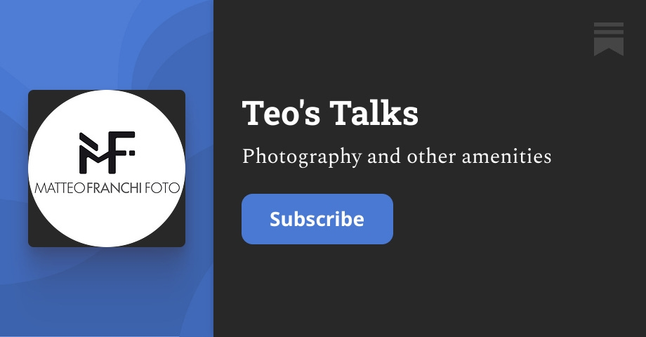 Teo's Talks | Matteo Franchi | Substack