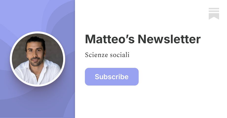 Matteo’s Newsletter | Matteo Zullo | Substack