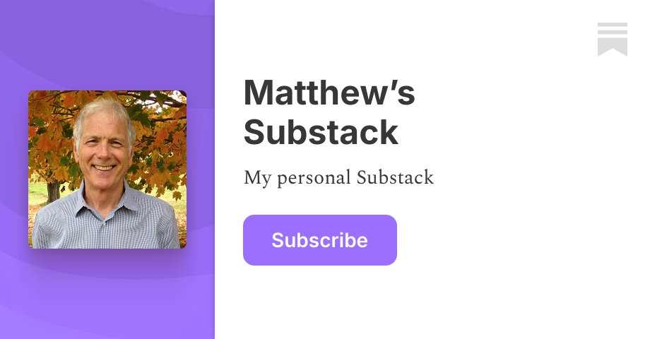 Matthew’s Substack | Matthew Hart | Substack
