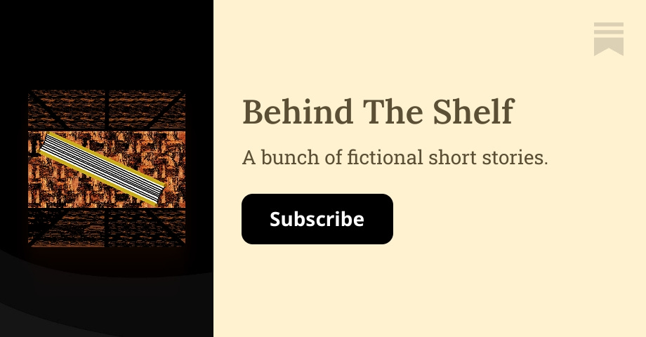 Behind The Shelf | Matthew Krause | Substack