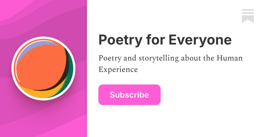 Poetry for Everyone | Matthew Olivier | Substack