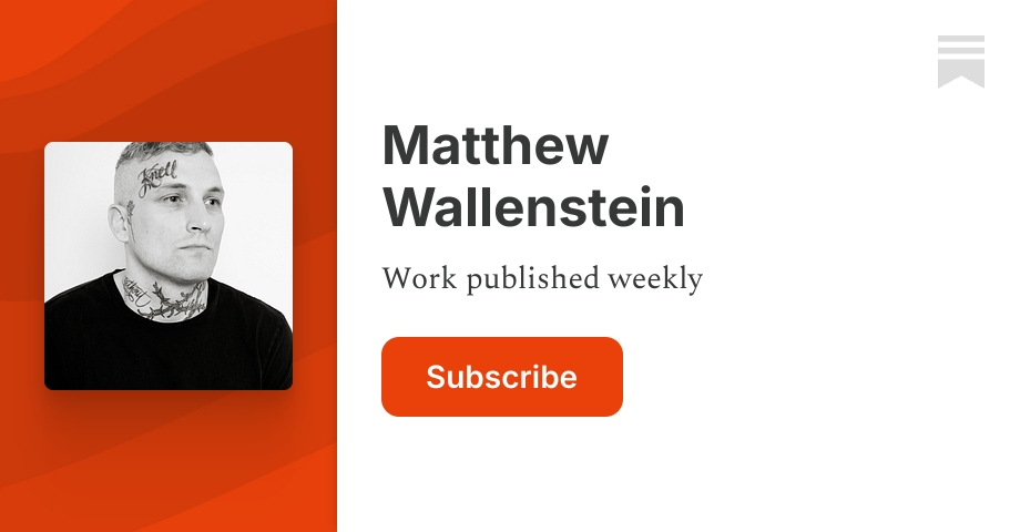 Matthew Wallenstein | Substack