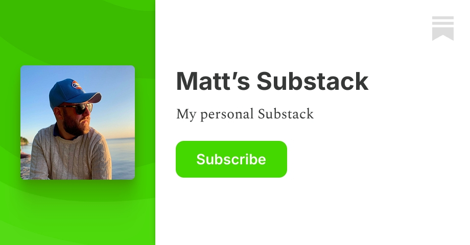 Matt’s Substack | Matt Ludvigson | Substack